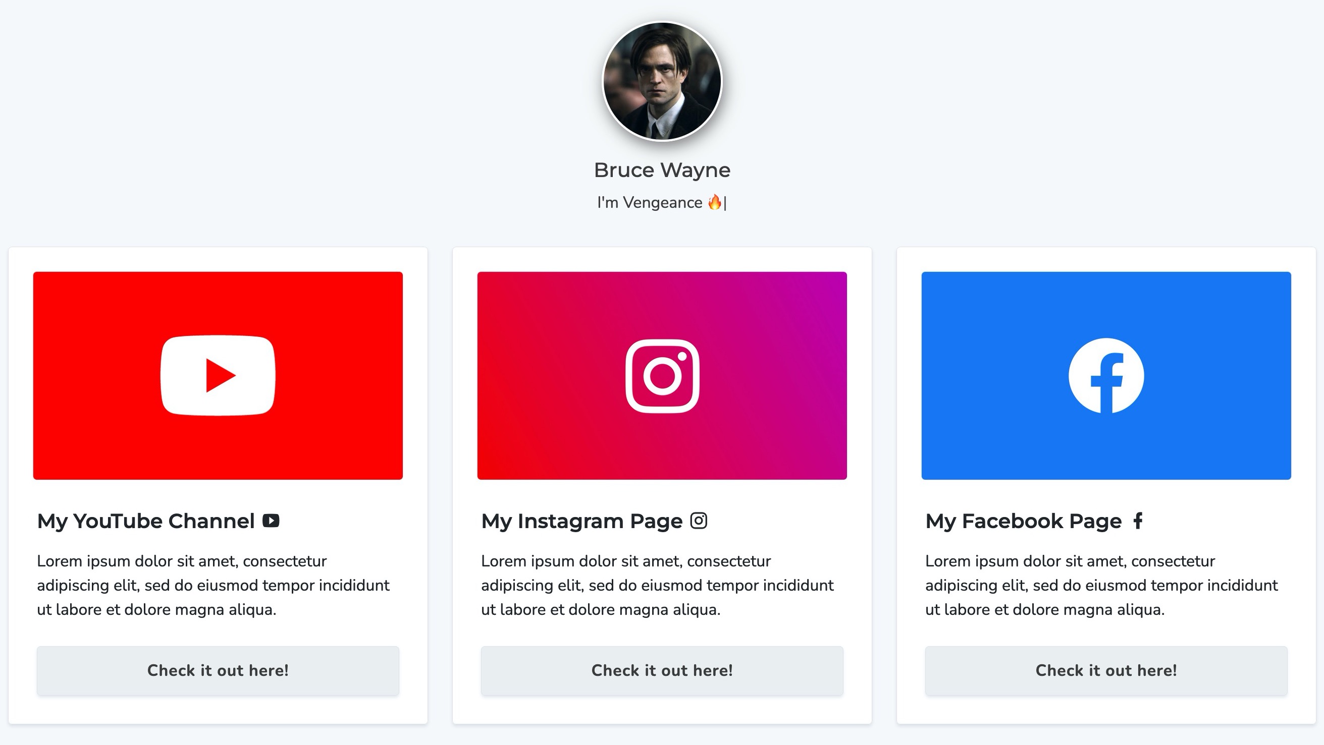 CardLink: A Responsive Card List Static HTML5 Template